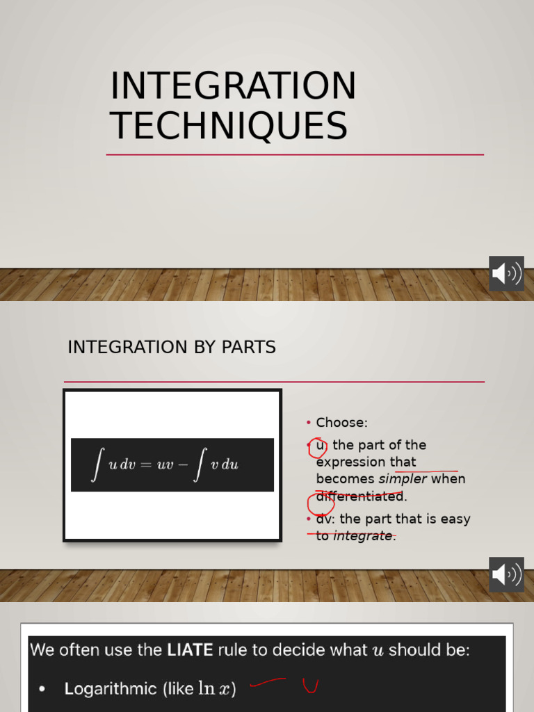 Integration by Parts | PDF