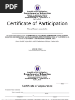 Certificate of Participation Template | PDF