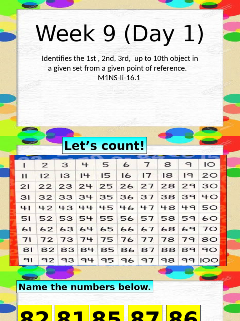 Quarter 1 Math Week 9 Day 1 5 | PDF