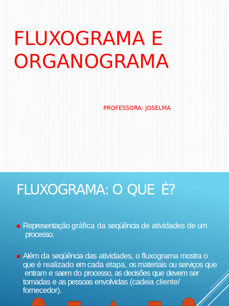 Fluxograma e Organograma | PDF