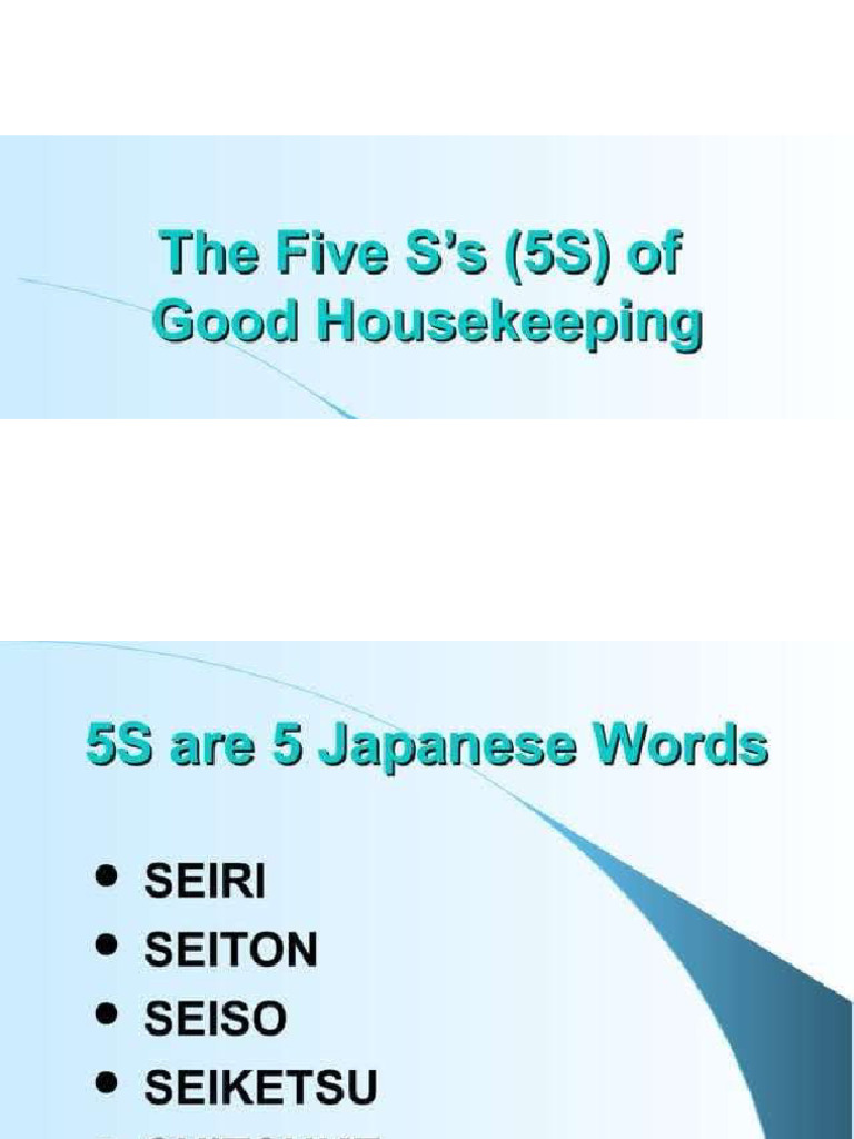 5s in Good Housekeeping | PDF