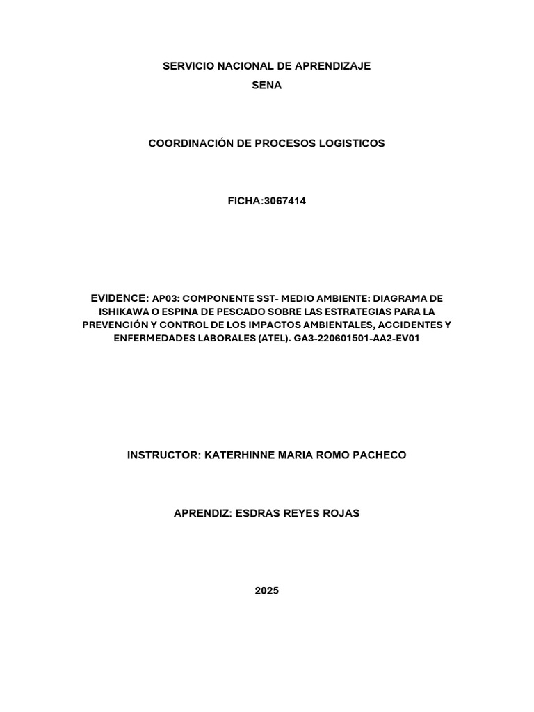 Diagrama de Espina | PDF