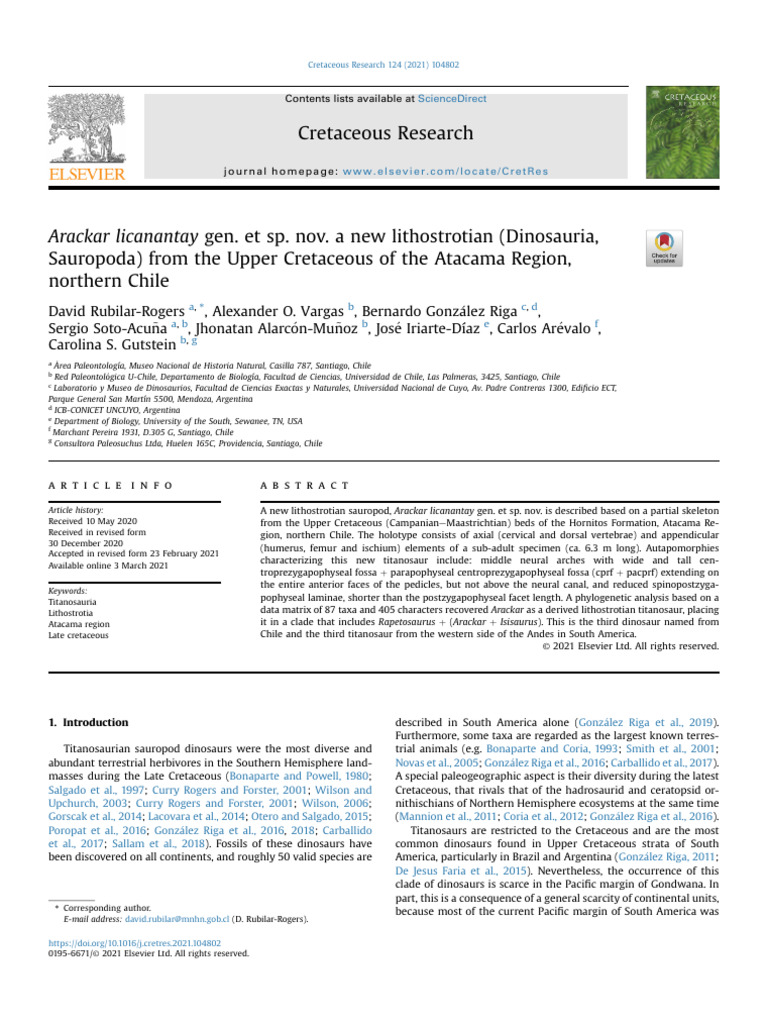Rubilaretal 2021 Arackar | PDF | Vertebra | Anatomical Terms Of Location
