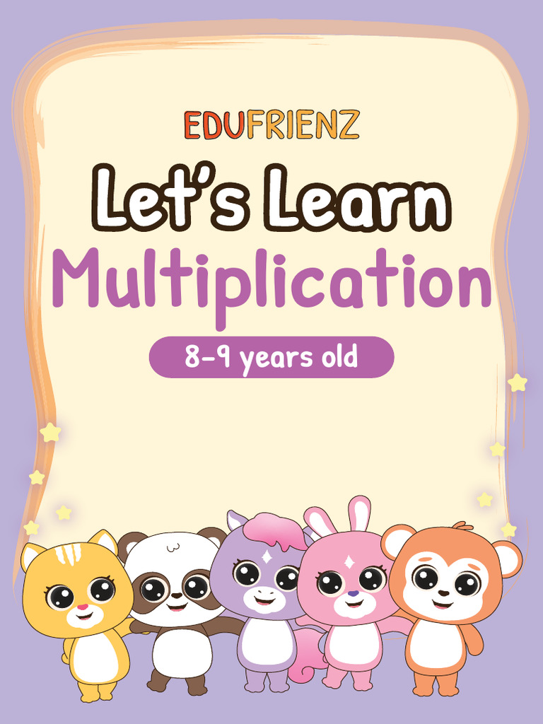 Lets Learn Multiplication 8-9-21af52 | PDF