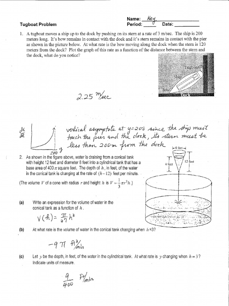 Tugboat Problem Ans | PDF