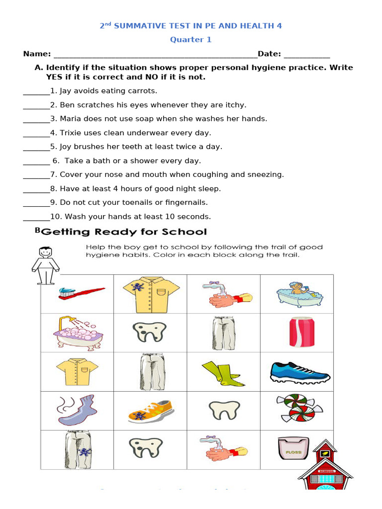 2nd Summative Test in Pe and Health 4 | PDF