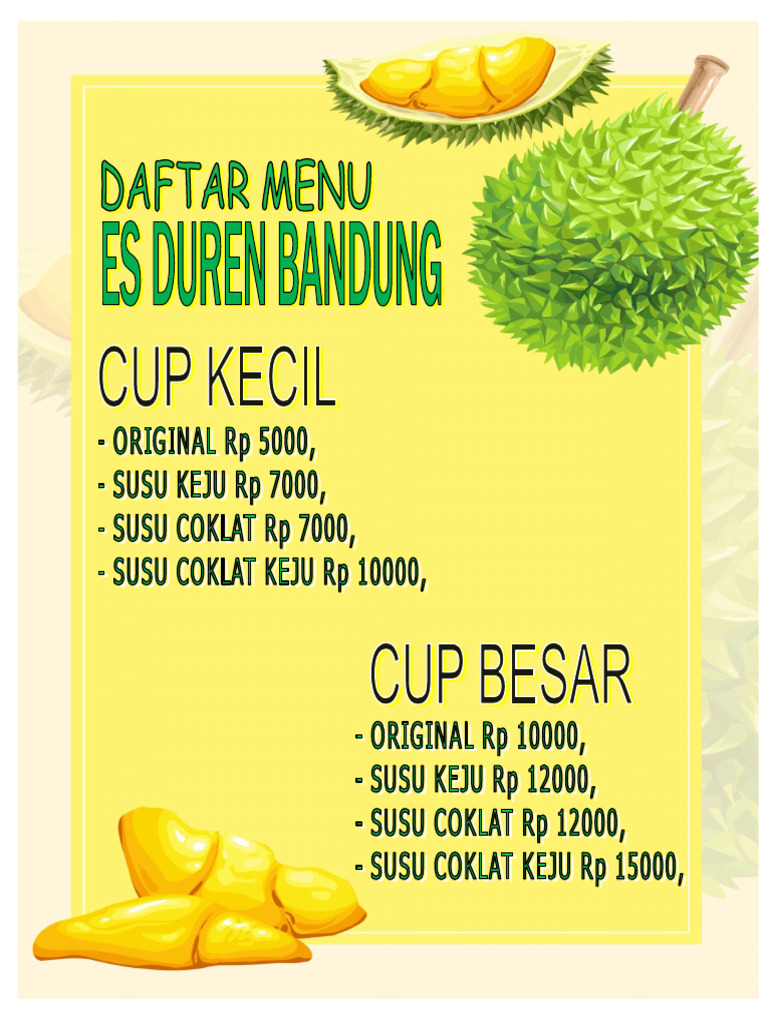 Es Duren Bandung | PDF