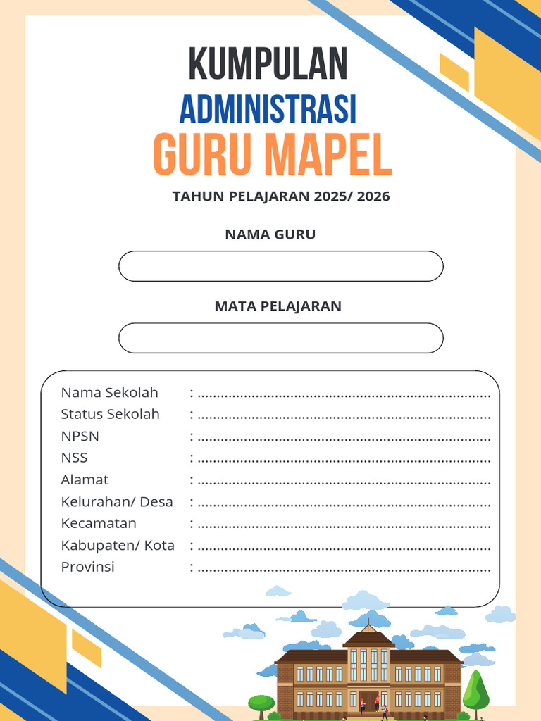 Administrasi Guru Mata Pelajaran 2025/2026 | PDF