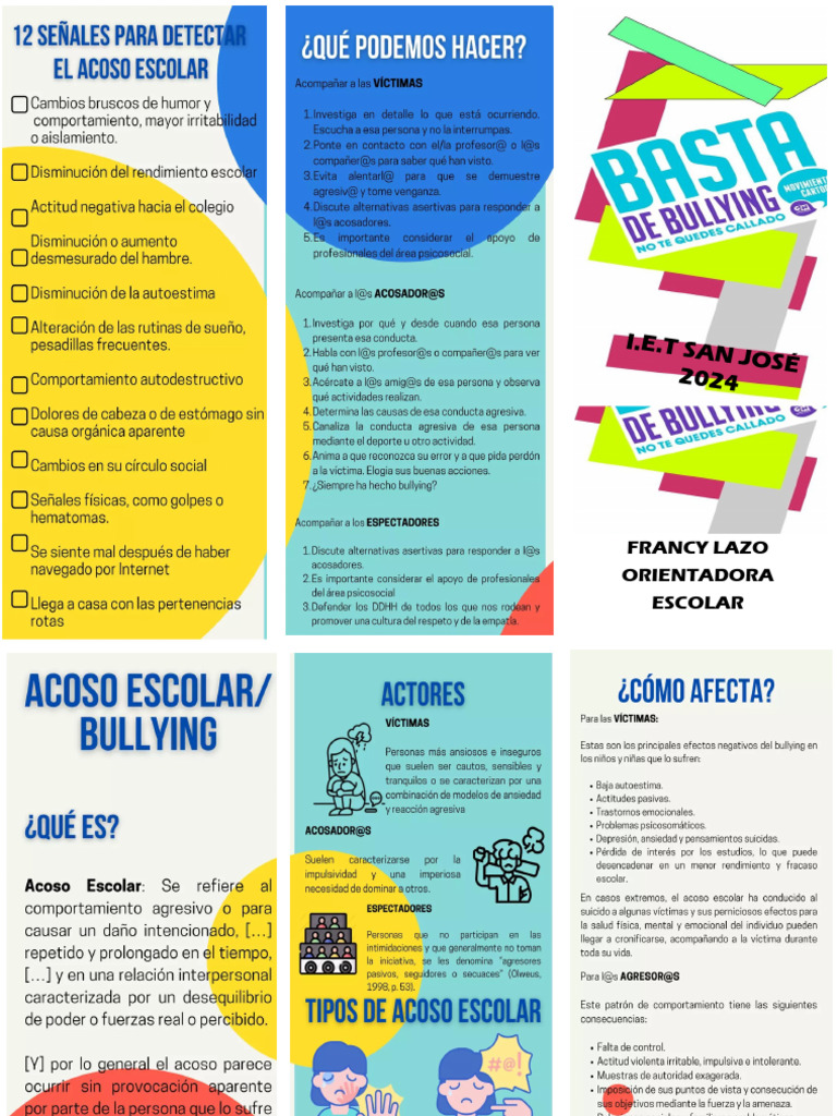 Folleto Bullyng | PDF