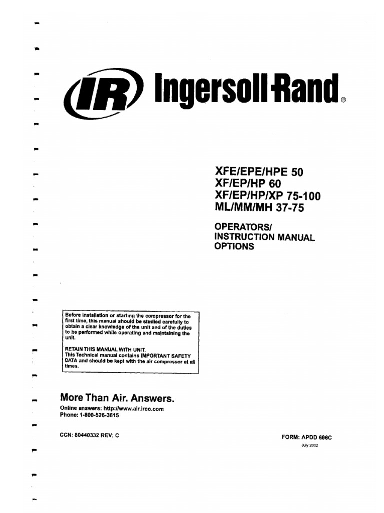 Operator Manual M37-75 (M) | PDF