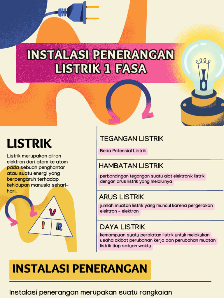 Instalasi Penerangan Listrik 1 Fasa | PDF