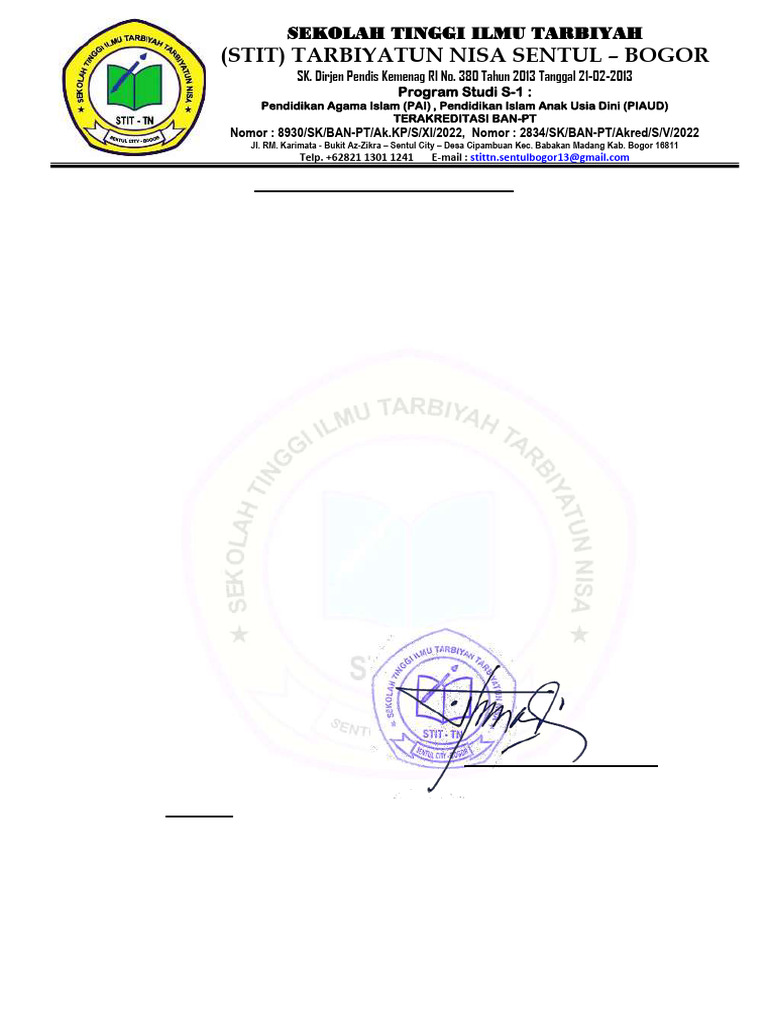 SKL Pai - Sebelum Wisuda 2024 Nur Haida | PDF