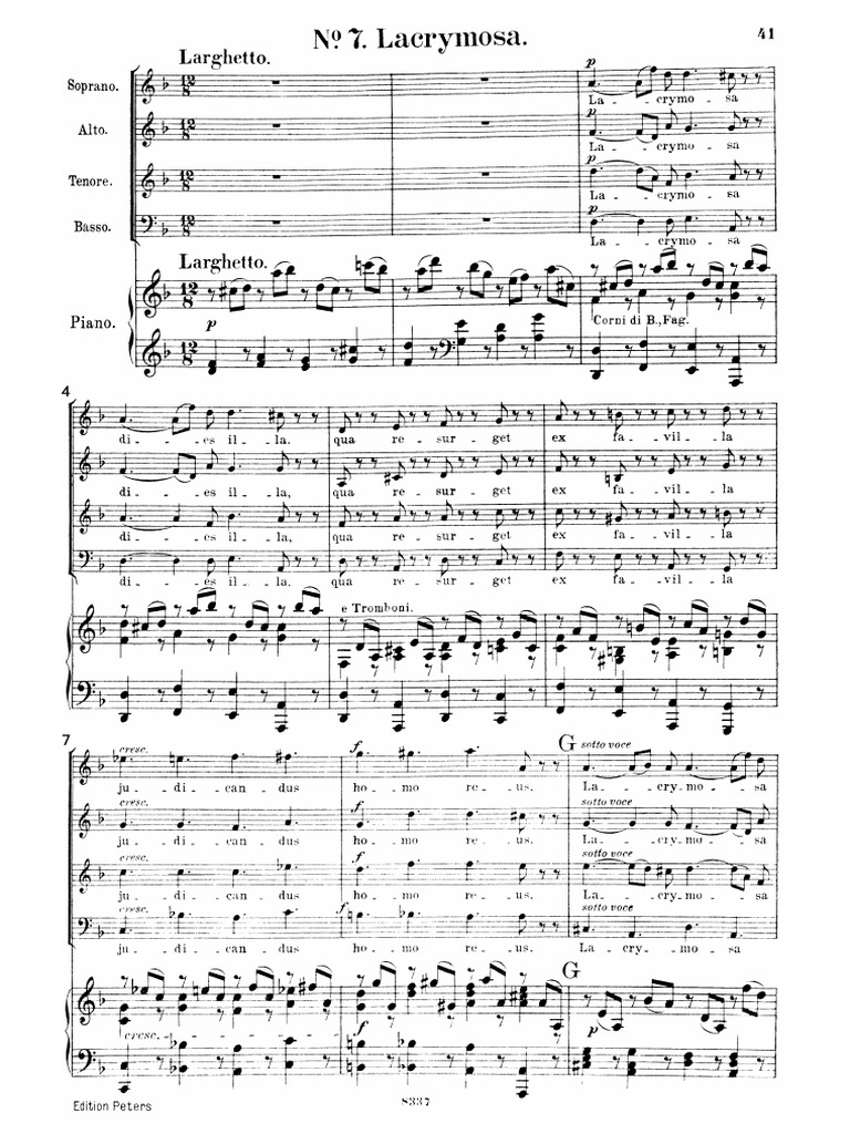 Lacrimosa | PDF