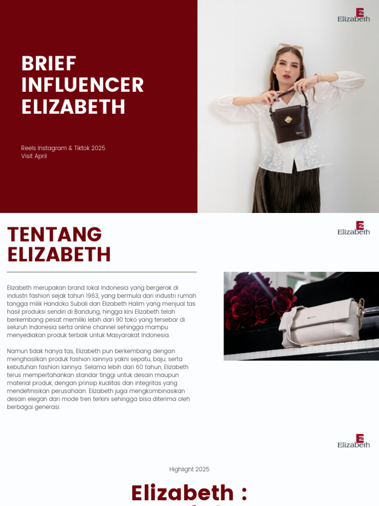 Elizabeth: Brand Fashion Lokal Elegan | PDF