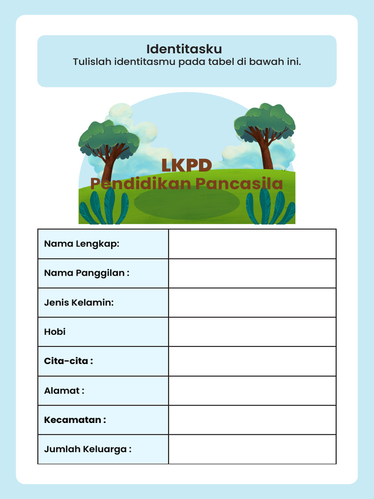 LKPD PKN Identitas | PDF