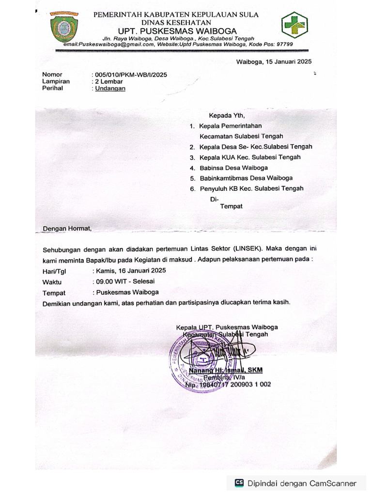 Surat Masuk 2025 | PDF
