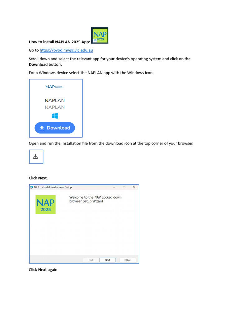 How To Install NAPLAN 2025 Lock Down Browser (LDB) | PDF