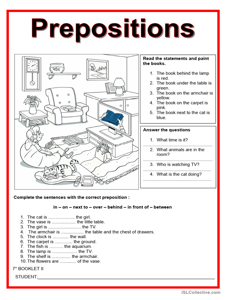 Prepositions and Shopping Vocabulary Exercises | PDF | Salad | Meal