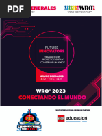 WRO Venezuela 2025: Categorías y Reglas | PDF | Robot | Robótica