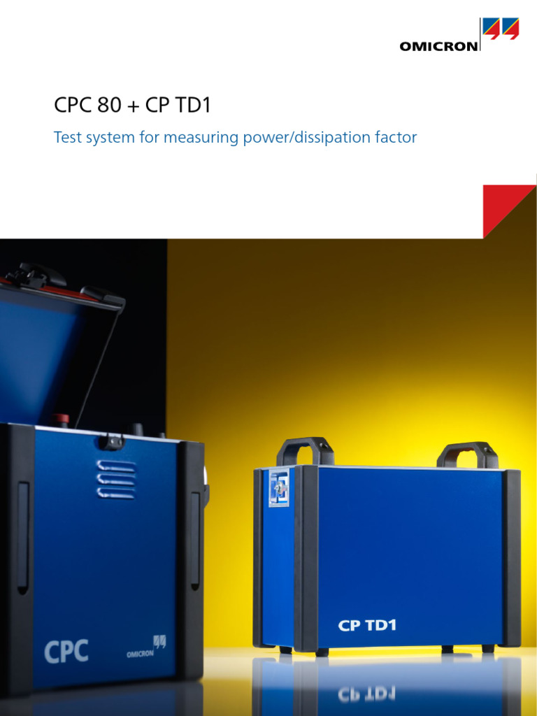 CPC 80 + CP TD1 Testing System Overview | PDF | Alternating Current ...