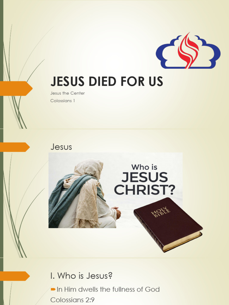 02 - Jesus Died For Us | PDF | Jesus | Salvation