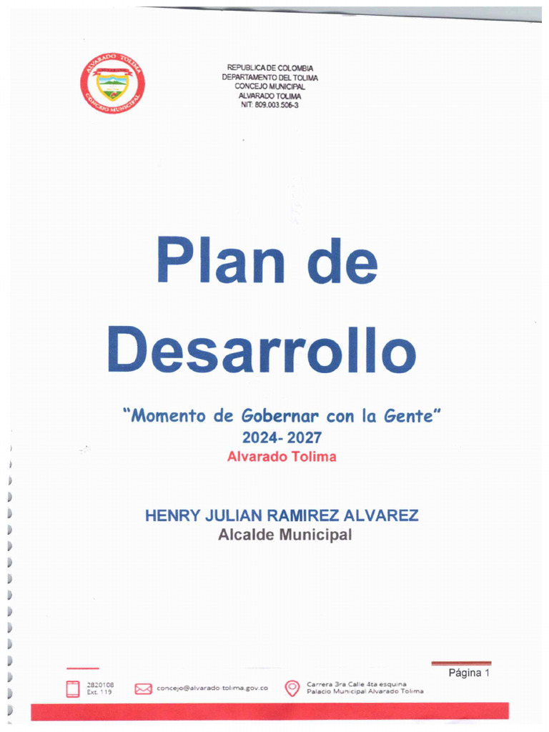 Plan de Desarrollo | PDF