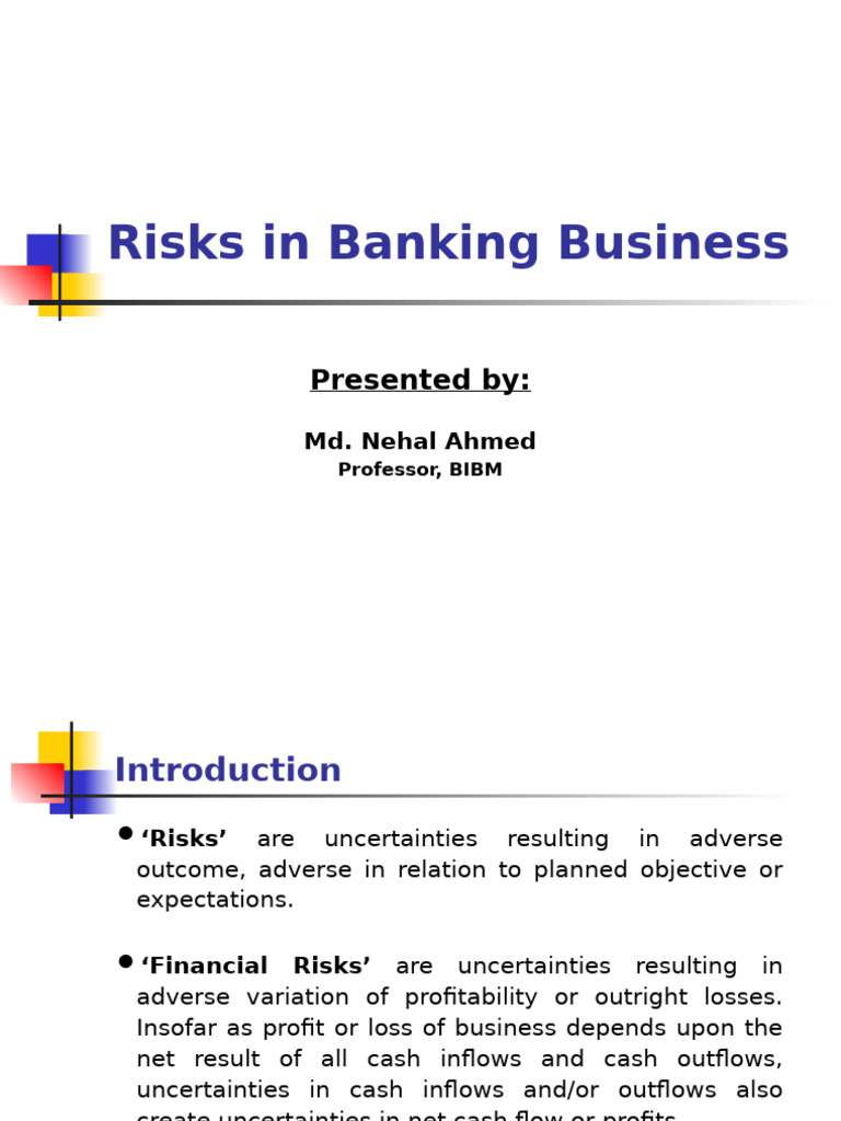 Banking Risk Management Overview | PDF | Banks | Risk