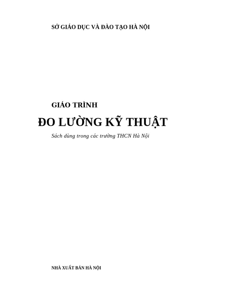 GT Do Luong KT | PDF