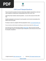 Free CAT4 Level A Practice Test PDF | PDF | Sheep