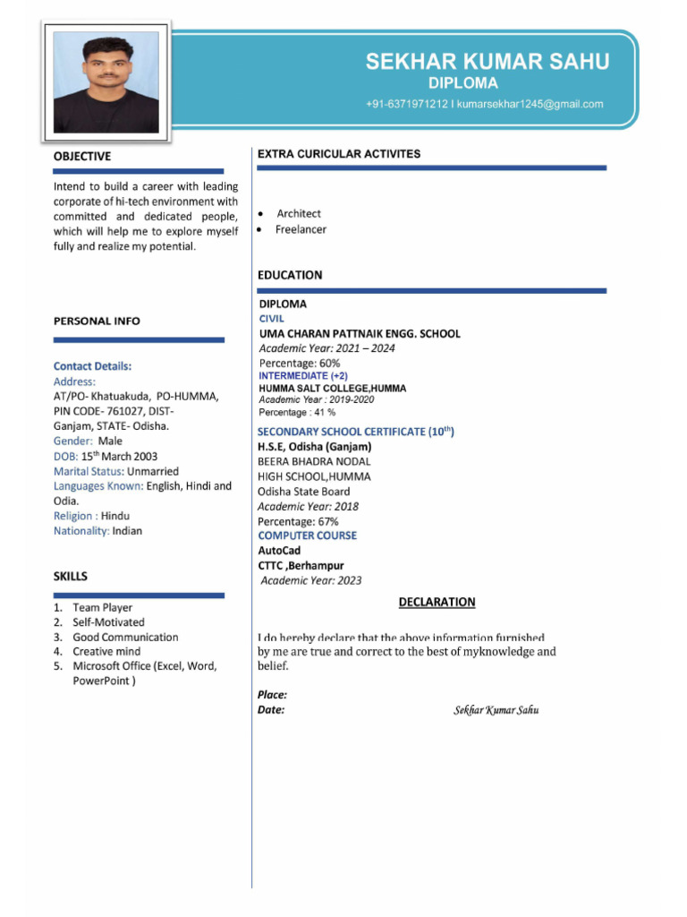 Sekhar Resume | PDF