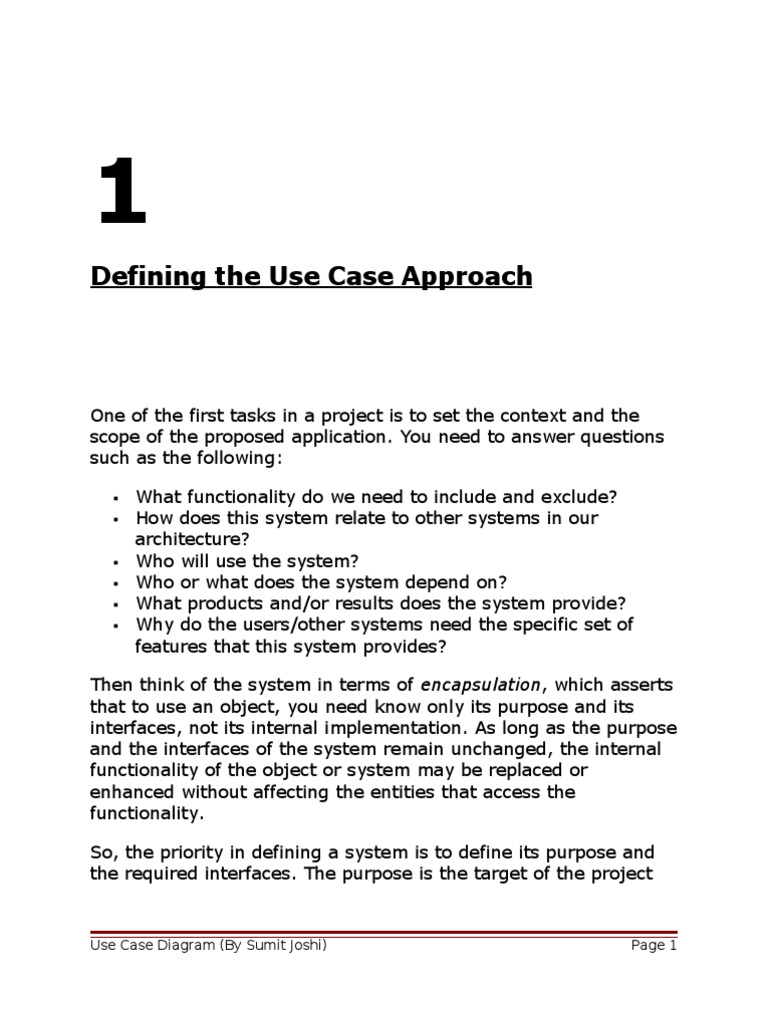 Defining the Use Case Approach: A Guide to Creating Effective Use Case ...