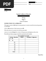 Released EOC For CER | PDF | Dominance (Genetics) | Messenger Rna