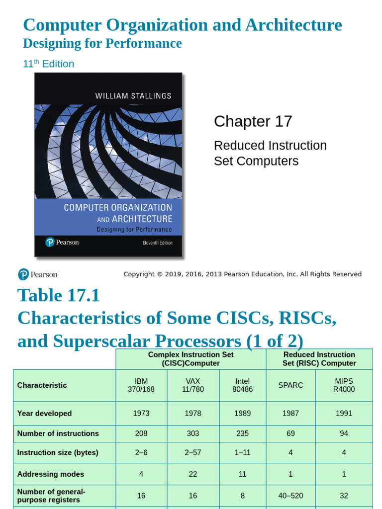 William Stallings Computer Organization and Architecture 9th Edition Chapter 5 | PDF | Cpu Cache ...