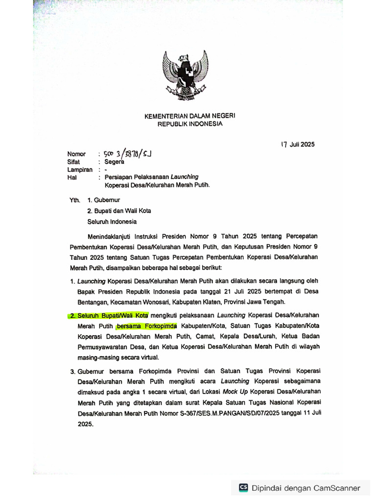 Pelaksanaan Lanching Kop | PDF