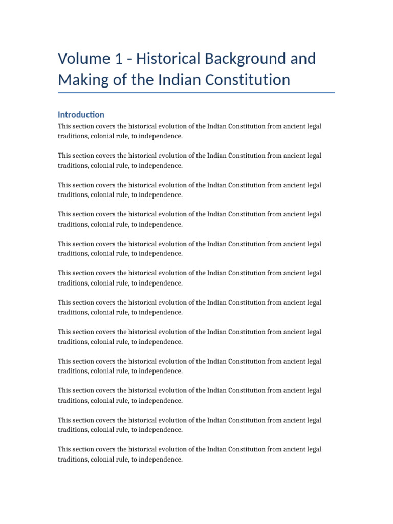 Evolution of the Indian Constitution | PDF | Constitutional Law | Justice