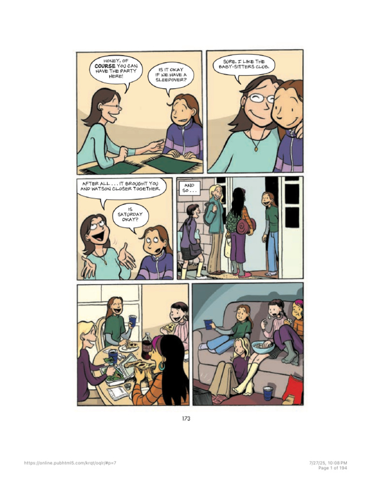 The Baby-Sitters Club Graphix #1 (Kristy's Great Idea) | PDF | Novel Series | Series Of Children ...