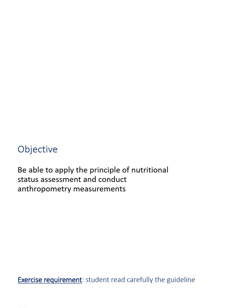Guideline Anthropometric Measurement 2022 | PDF | Arm | Limbs (Anatomy)