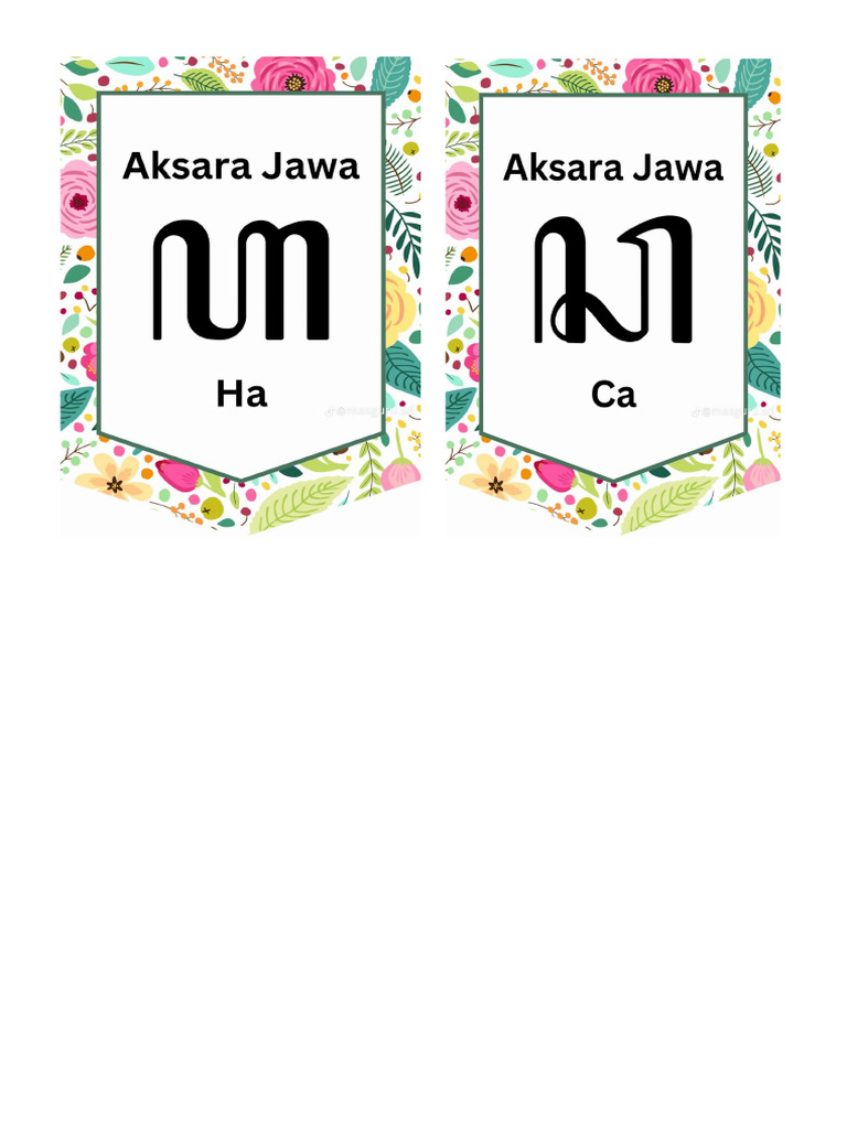 Aksara Jawa 2 | PDF