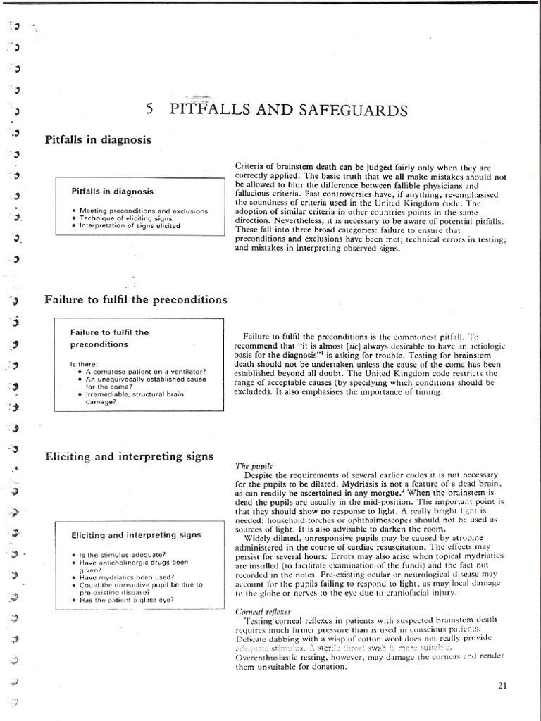 Brain Stem Death Chapter 5 | PDF