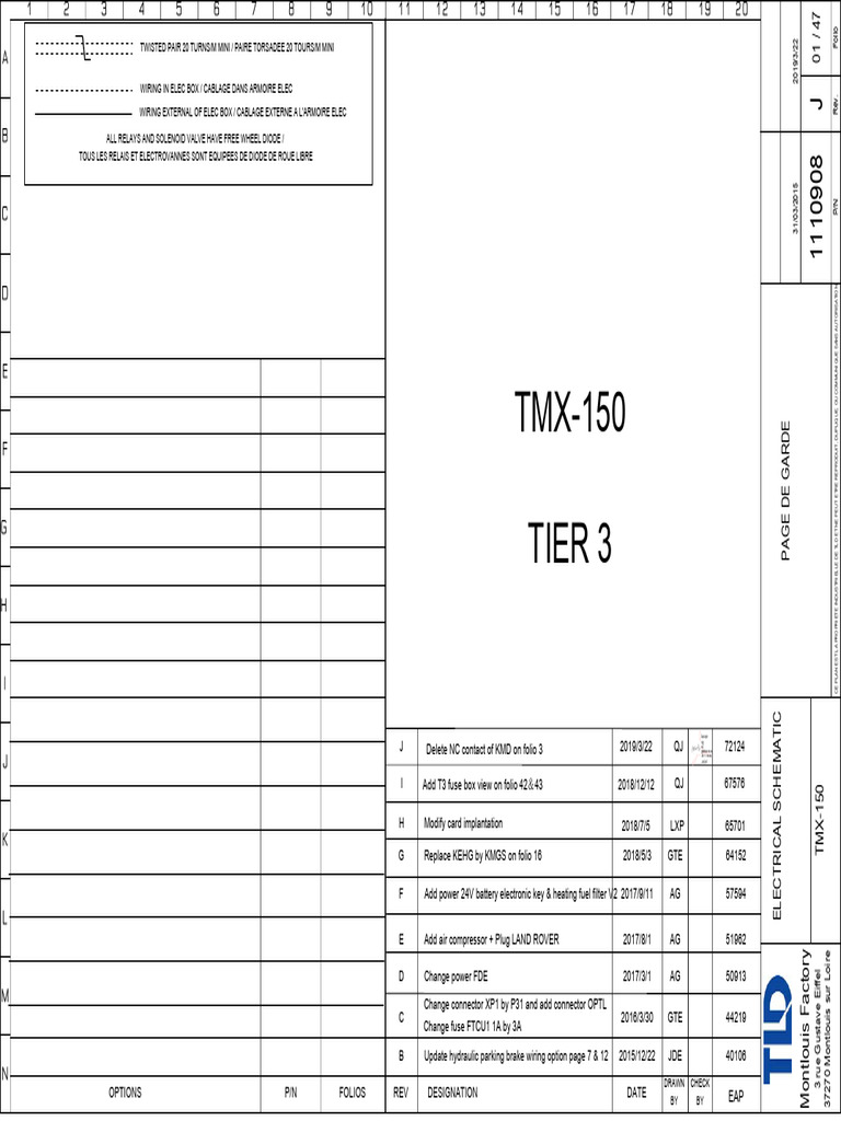 Electrical Schematic - TMX-150 | PDF