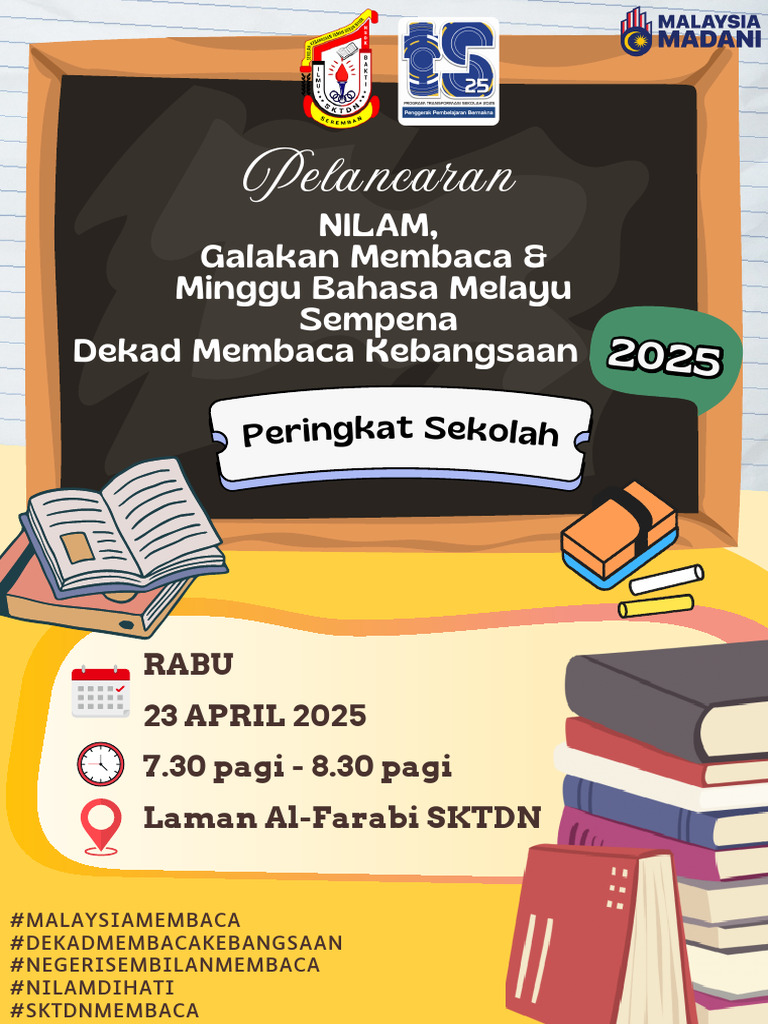 Buku Program Pelancaran NILAM & Minggu Bahasa Melayu | PDF