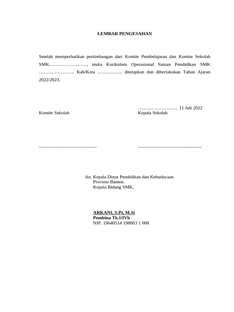 02 LEMBAR Pengesahan | PDF