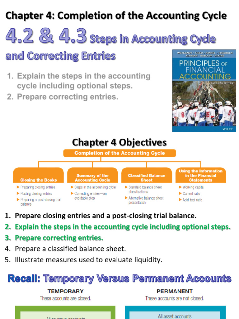 Ch04.2 & 4.3 - Correcting Entries (Updated - Student) | PDF | Debits And Credits | Financial ...