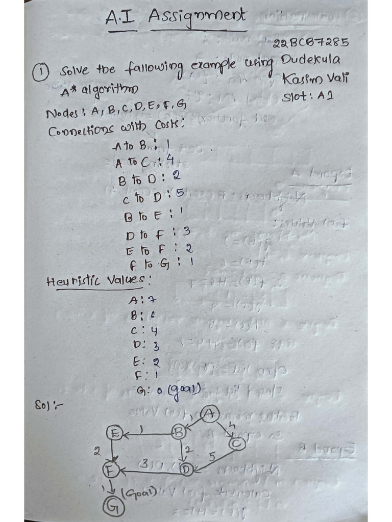 Ai Assignment 22bcb7285 | PDF
