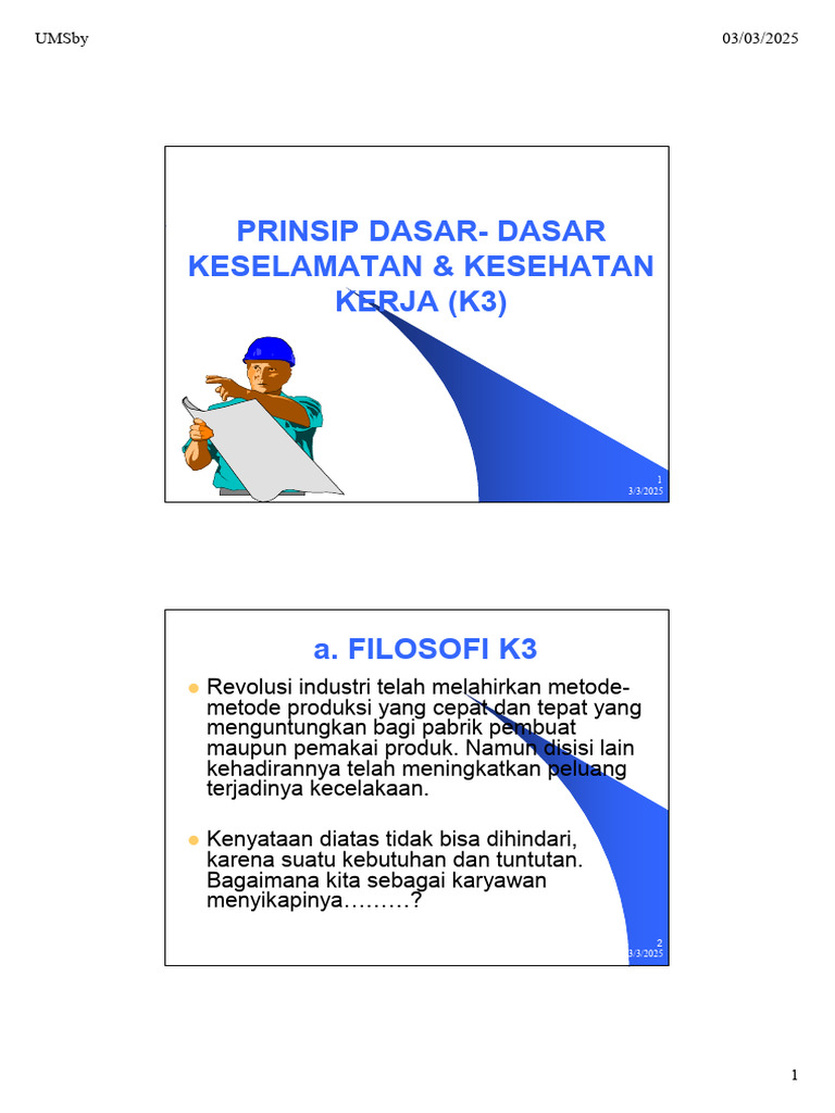 Prinsip Dasar k3 & Hira | PDF