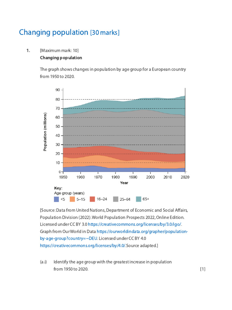 Changing Population | PDF