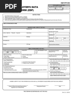 SSS Employer Data Change Request Form R-8 | PDF