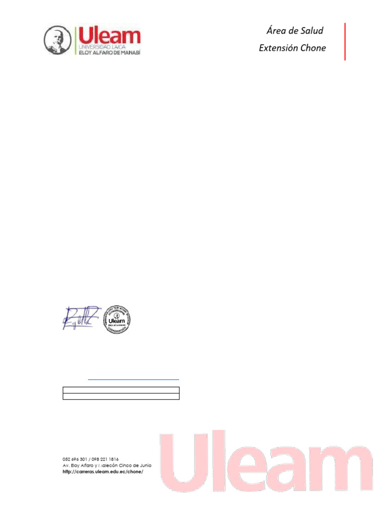 Oficio Circular Nro Uleam-AS-Ch-2025-029-OF | PDF