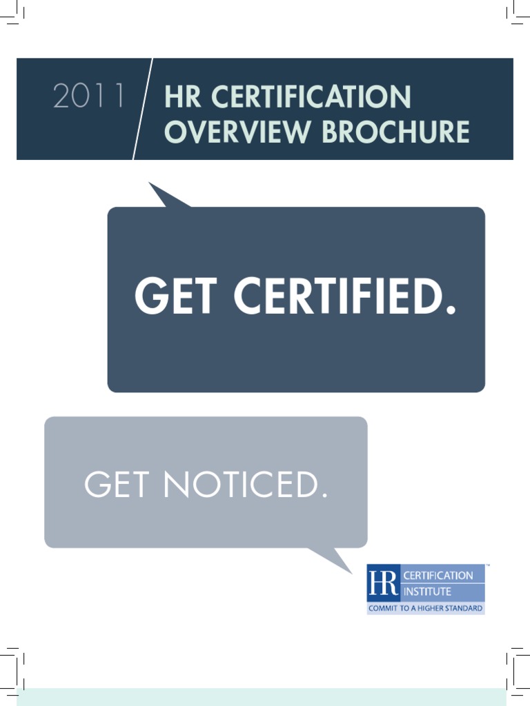 PHR SPHR GPHR Brochure | PDF | Human Resources | Human Resource Management