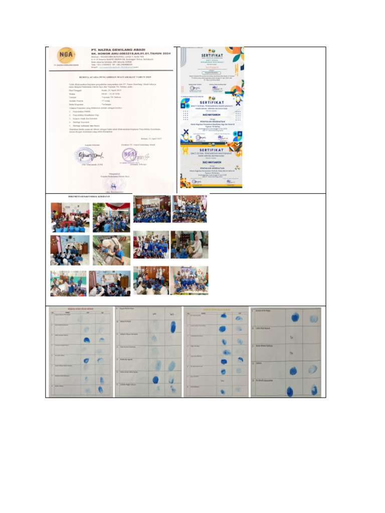 Contoh Draft Word Baksos Pt. Nga | PDF